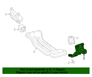 177-223-72-00 - Engine Bracket 2019-2021 Mercedes-Benz | Mercedes-Benz ...