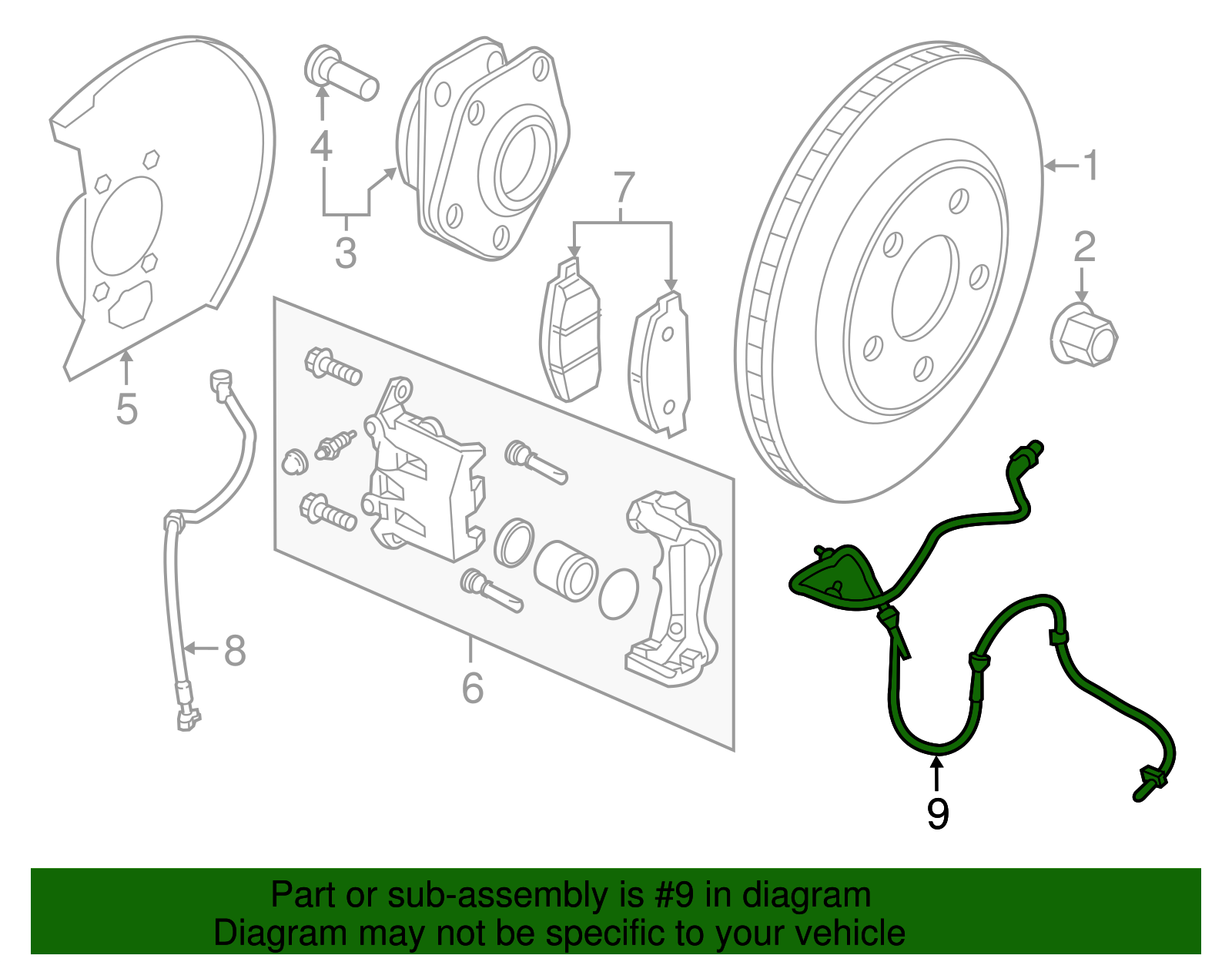 2011-2025 Nissan Disc Brake Caliper Pin 44139-JN00A | Boro Nissan Parts