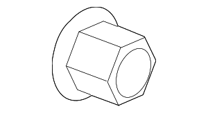 2018-2025 Nissan Axle Nut 40262-4GA0D | Bill Kay Nissan Parts