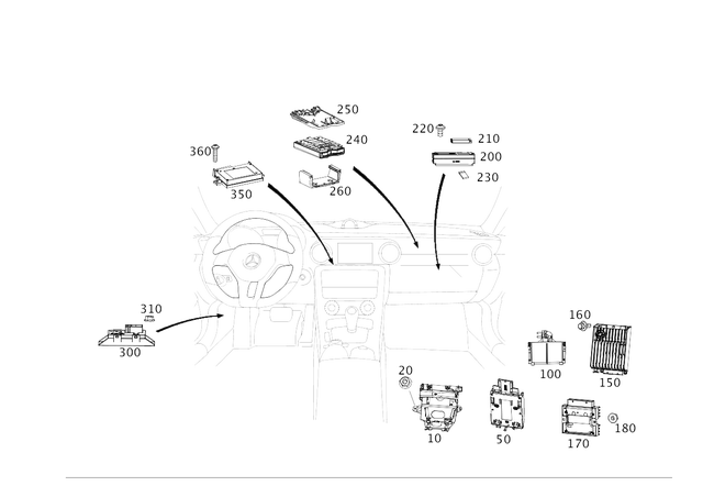172-900-05-11 - Control Unit, Complete 2012-2020 Mercedes-Benz ...
