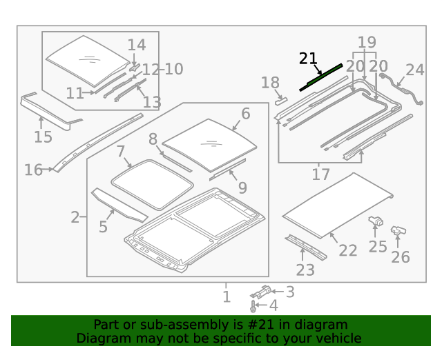 81673-C5000 - Trim Molding 2016-2020 Kia Sorento | Kia.Parts Store