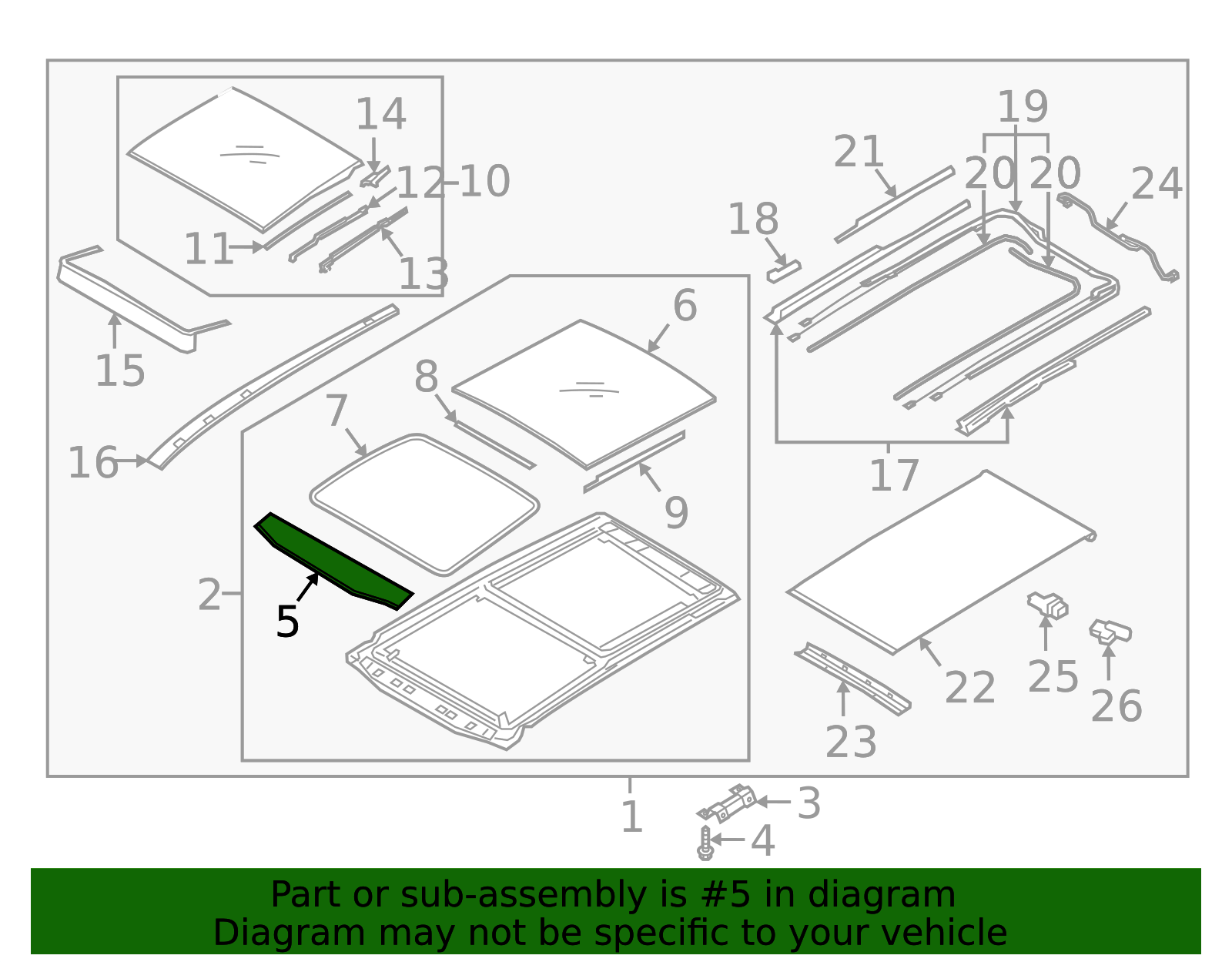 2016-2020 Kia Sorento | Front Glass | 81610-C5000 | Kia Auto Parts