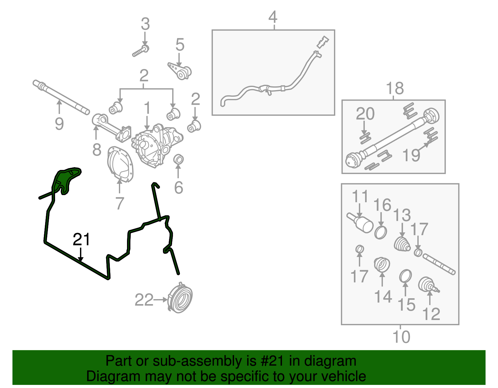 BL3Z-7A785-A - Vacuum Tube 2011-2014 Ford F-150 | Big 3 Auto Parts