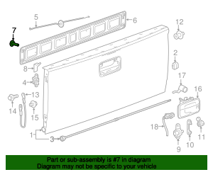2015-2025 GM Multi-Purpose Bolt 11611883 GM | GMPartsDirect.com
