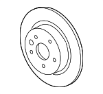 13544245 - Rear Brake Rotor 2016-2024 GM | Big 3 Auto Parts