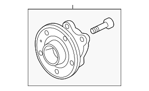2018-2023 GM Hub & Bearing 13547479 | TascaParts.com
