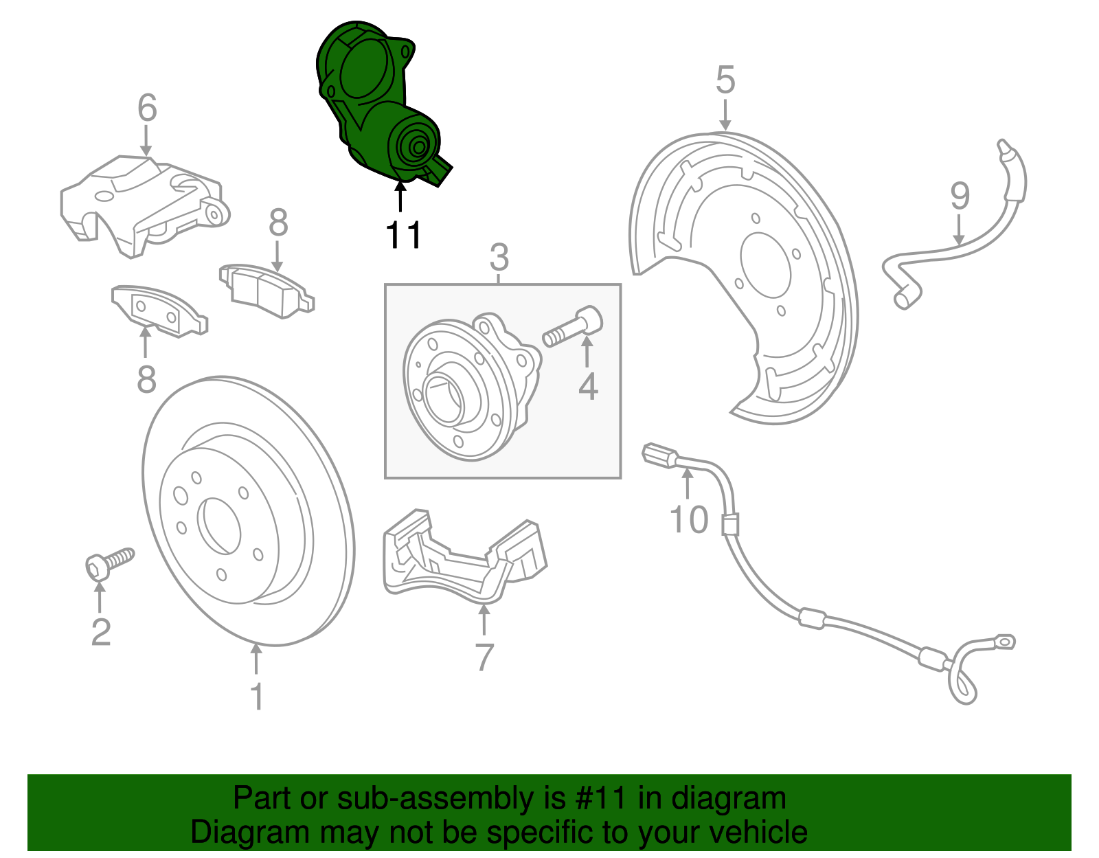 2016-2024 GM Rear Parking Brake Actuator Kit 13544735 | OEM Parts Online