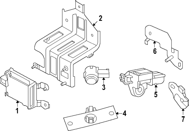 2023-2024 Nissan Z Park Sensor 28438-6GP5A | Team Nissan Inc.