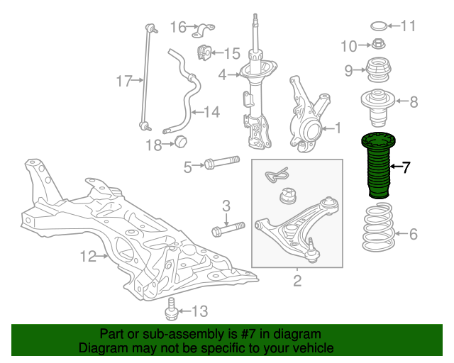 48157-52030 - Insulator 2007-2015 Toyota | Longo Toyota Parts