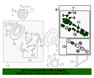 2016-2020 Kia Sorento Caliper Assembly 58230-C6600 | TascaParts.com