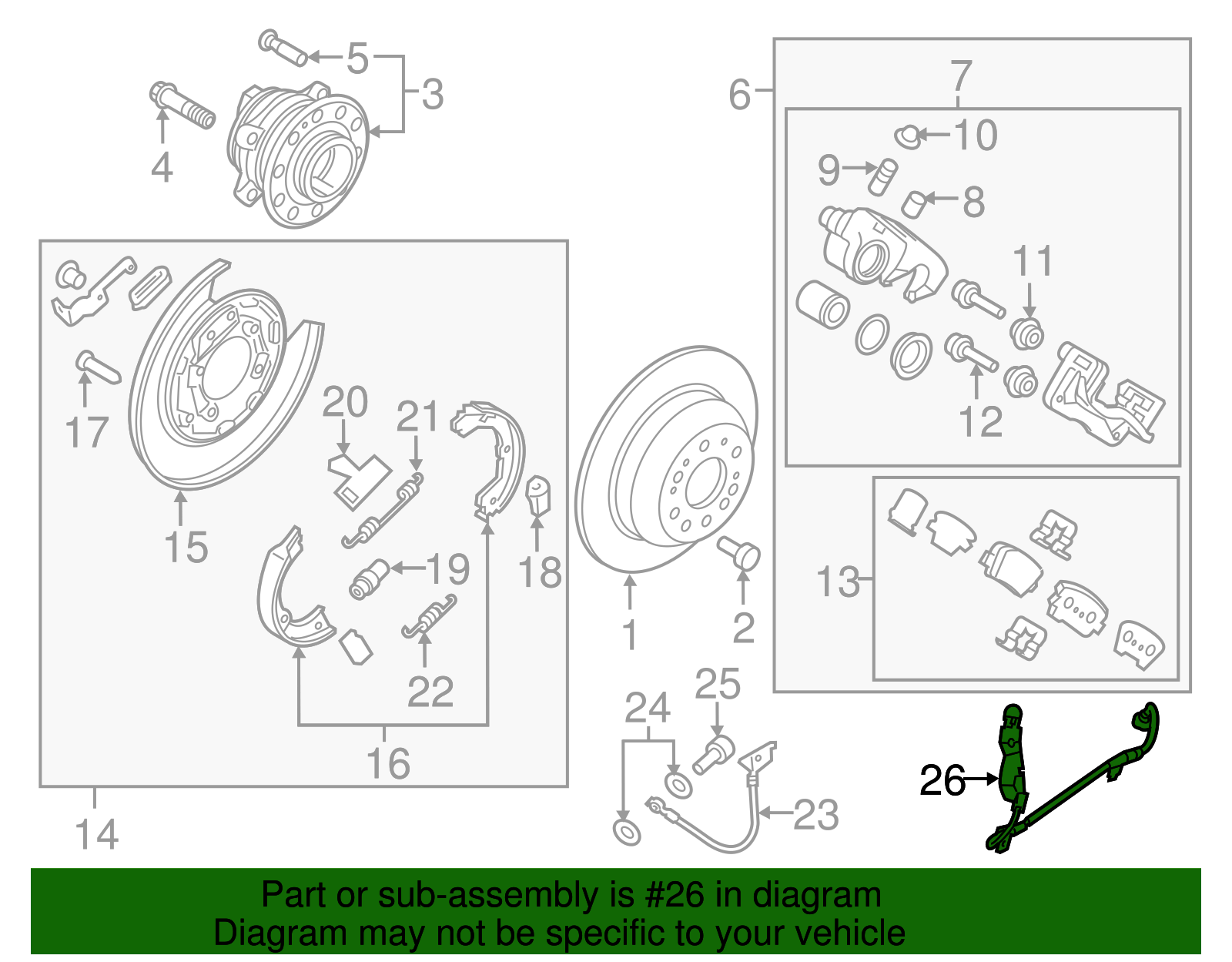 2016-2020 Kia Sorento Rear Speed Sensor 95681-C5000 | OEM Parts Online