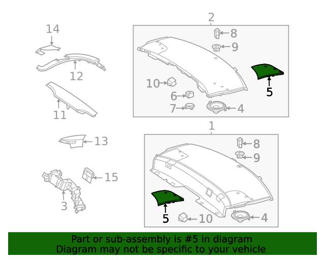 223-694-76-01 - Speaker Cover 2021-2023 Mercedes-Benz | Mercedes-Benz ...