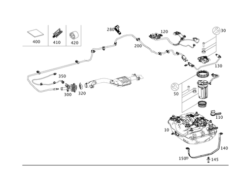 AdBlueÄ‚Â‚Ä¹Ë Container and Lines for 2013 Mercedes-Benz GLK 350 ...
