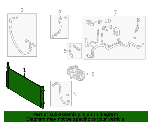 2019-2021 Land Rover A/C Condenser LR115952 | OEM Parts Online