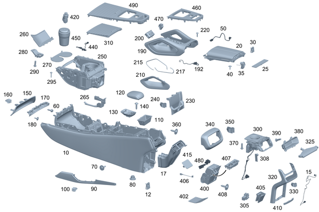 167-680-09-05 - Cover Trim 2020-2025 Mercedes-Benz | Mercedes-Benz USA ...