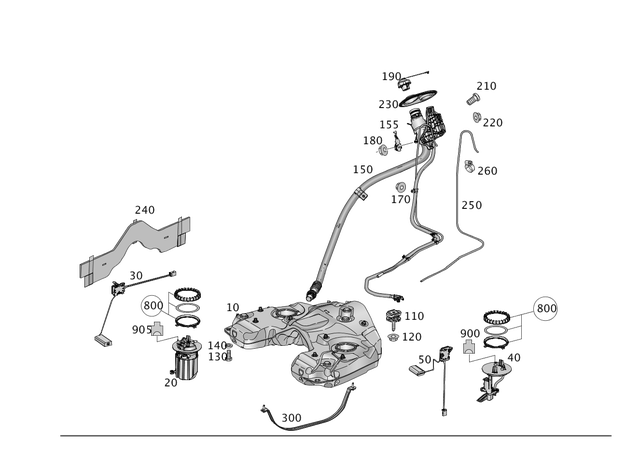2012-2017 Mercedes-Benz Fuel Delivery Module 166-470-29-94 | World ...
