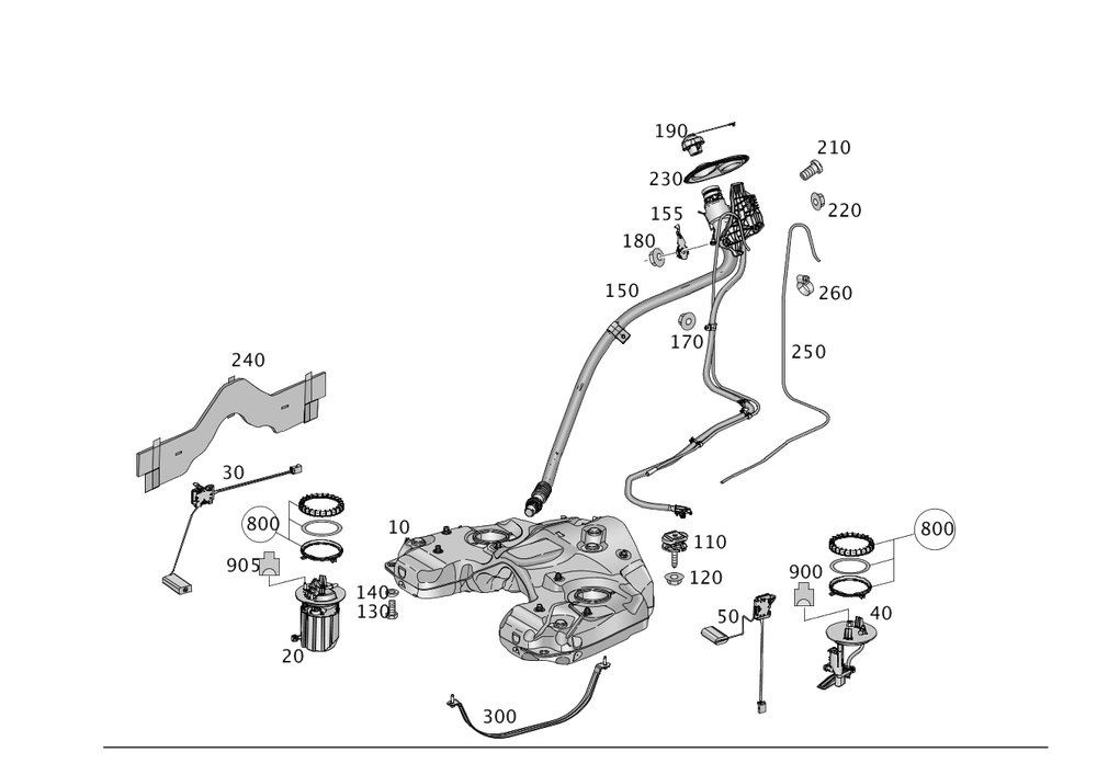 166-470-29-94 - Fuel Delivery Module 2012-2017 Mercedes-Benz | Mercedes ...