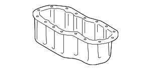 12102-0S010 - Oil Pan - 2007-2022 Toyota | OEM Genuine Toyota Parts