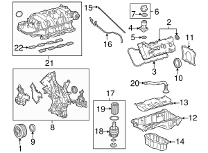 15650-0S010 - Cap Assembly, Oil Filter With Element 2007-2022 Toyota ...