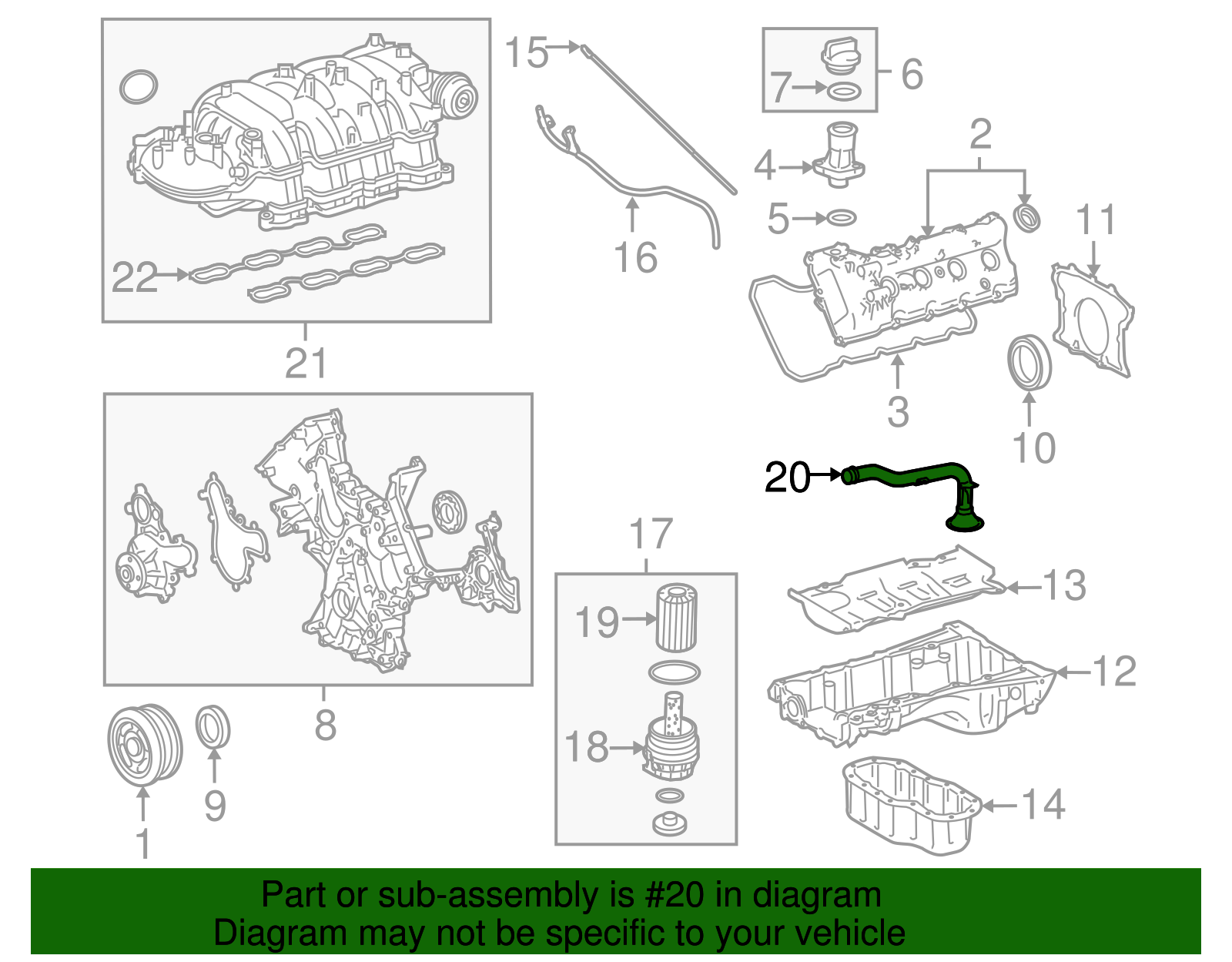 2007-2022 Toyota Oil Pick-Up 15104-0S010 | Toyota Parts Center