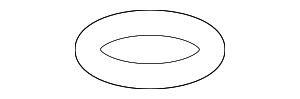 Toyota 2007-2023 Toyota Oil Filler Tube Gasket 12196-38010 | Toyota Parts