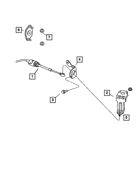 Gearshift Controls for 2004 Dodge Dakota | My Mopar Parts