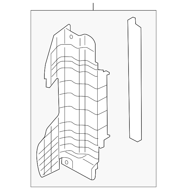 29136-B0000 - Air Guide 2017-2018 Kia | Kia.Parts Store