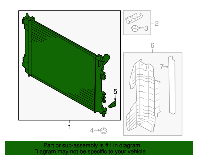 25310-3X650 - Radiator 2015-2018 Kia | Kia.Parts Store