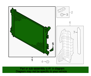 25310-3X650 - Radiator 2015-2018 Kia | Kia.Parts Store