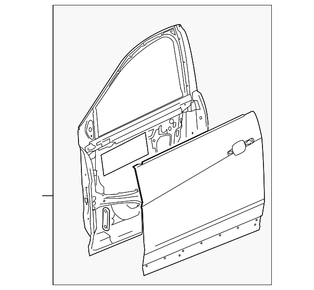 2017-2024 Cadillac XT5 Front Driver Side Door 84542296 GM ...