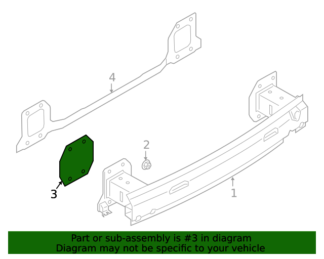 Genuine BMW 51-12-7-425-457 | Impact Bar Gasket | FREE Shipping on Most ...