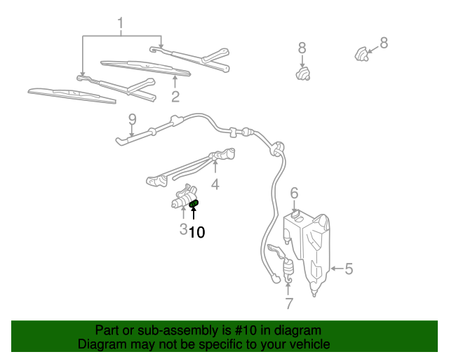 12463090 - Windshield Wiper Motor Pulse Board 1991-2000 GM | GMPartsNow
