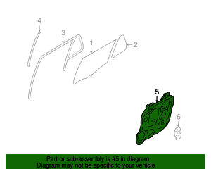 2010-2012 Hyundai Santa Fe Window Regulator 83481-0W000 ...