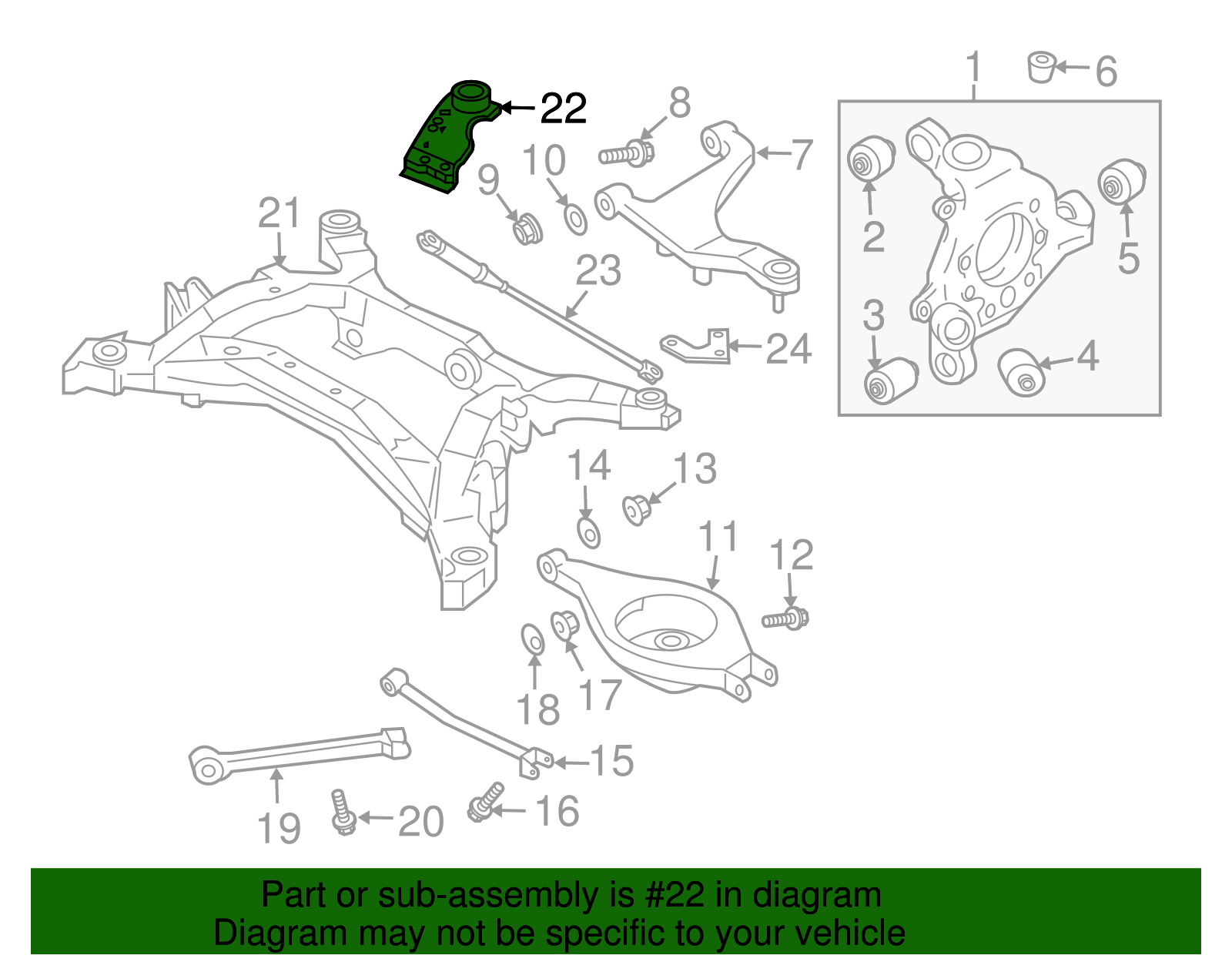 55452-EH100 - Stay Bracket 2009-2025 Nissan | Nissan Parts ...