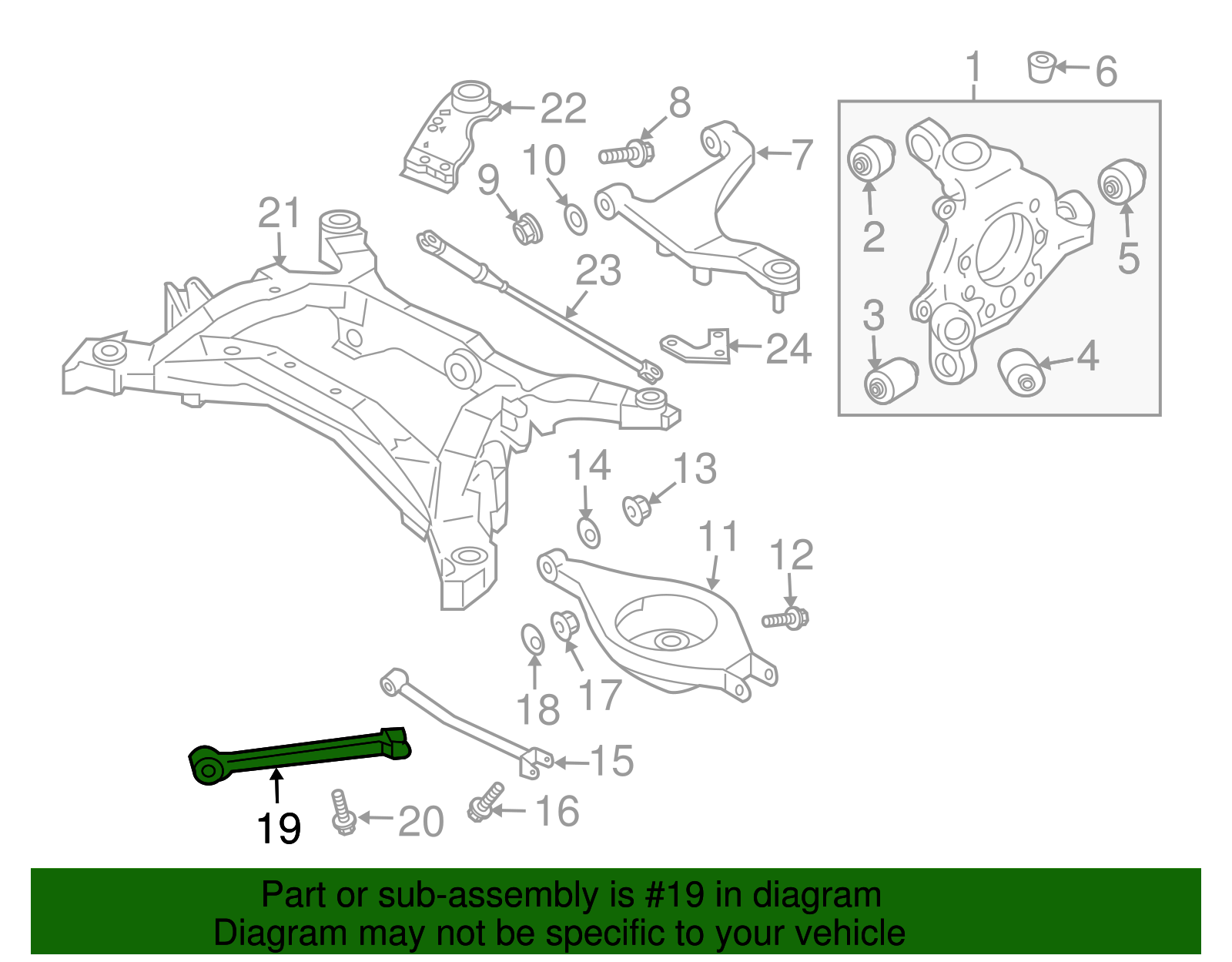 2009-2025 Nissan Radius Rod 55110-JK00C | Scott Evans Nissan Parts