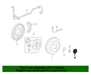 OEM 1984-2006 Honda Cap, Hub Unit 42326-SFA-000 | Majestic Honda ...