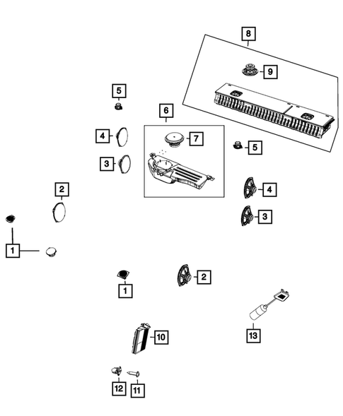 Radio, Antenna, Speakers, DVD, and Video systems for 2018 Ram 2500 ...