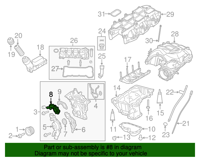 2011-2024 Mopar Cross Over Pipe 05184653AF | Mopar Parts Canada