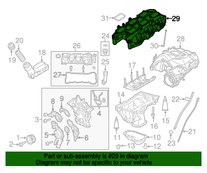 2011-2023 Mopar Intake Manifold 05184199AF | Mopar Parts Canada