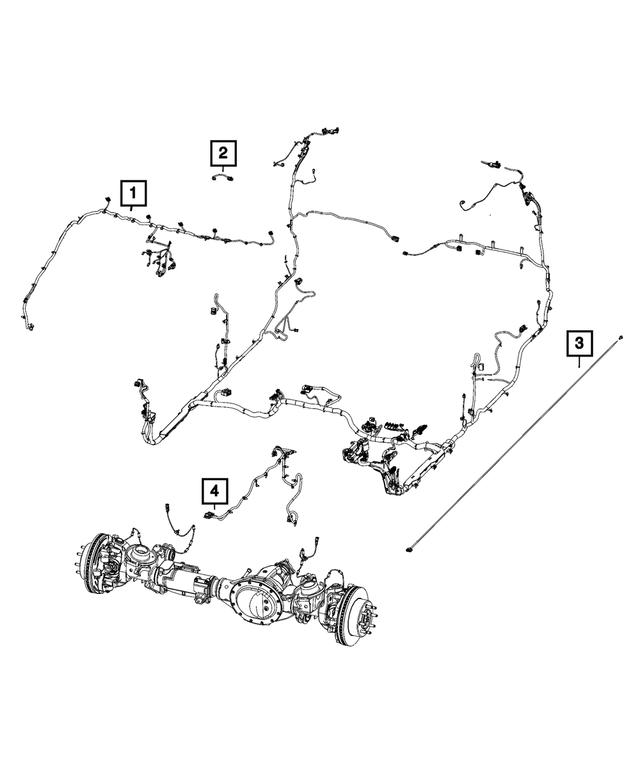 2019-2023 Ram Jumper Wiring 68399008AD | Mopar Estores