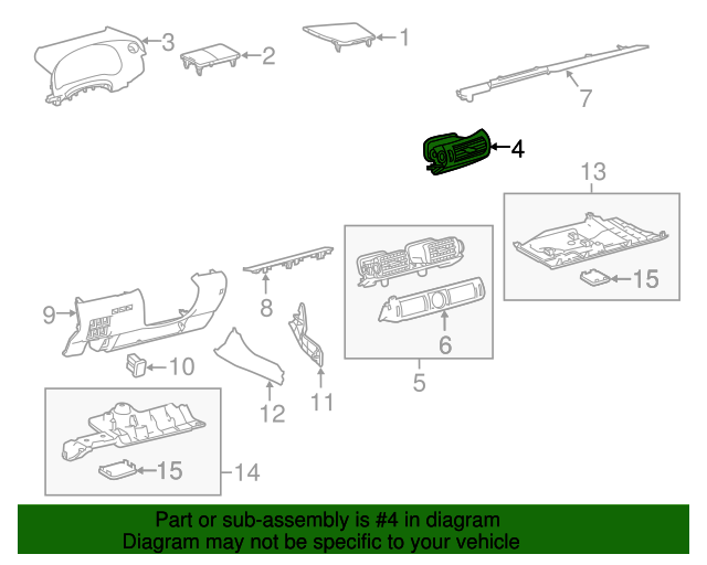 2023-2024 Lexus Outer Grille 55650-53180 | OEM Parts Online