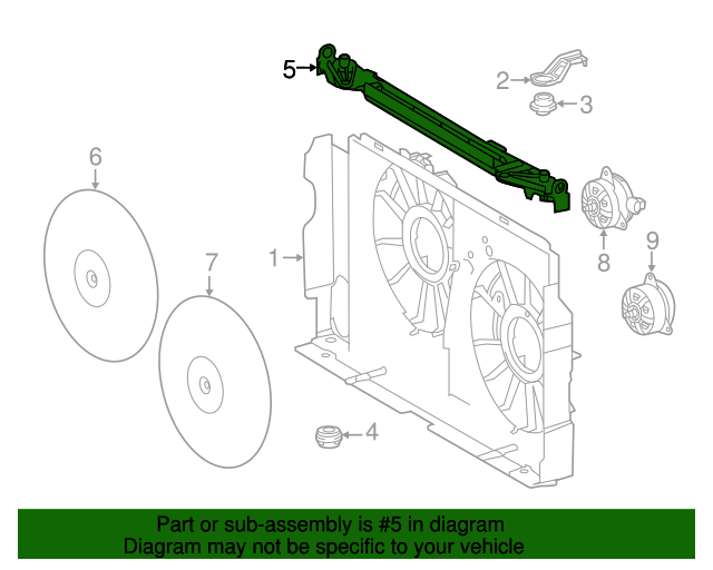 16712-0V020 - Upper Shroud - 2013-2018 Toyota RAV4 | OEM Genuine Toyota ...