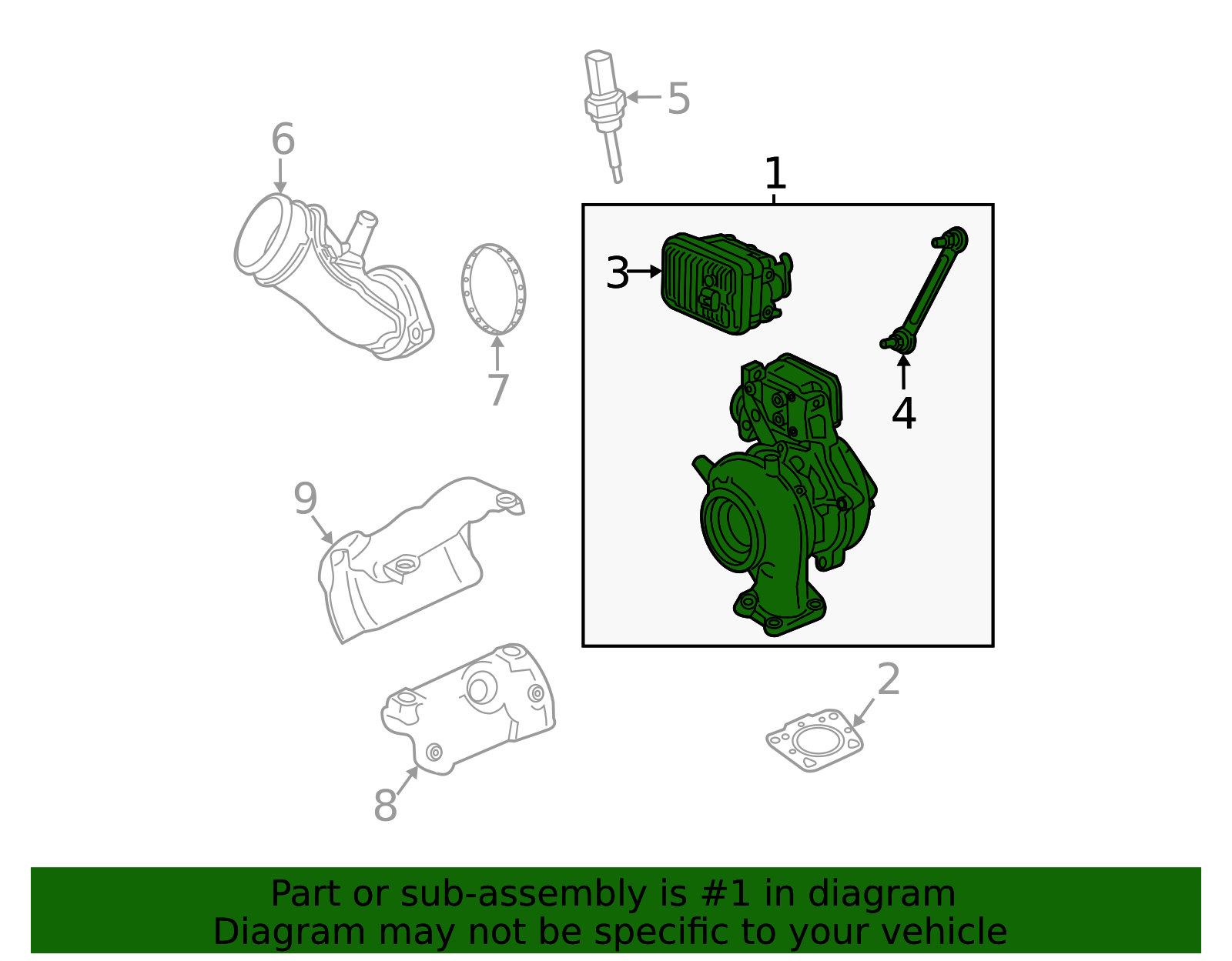2020-2024 GM (Replaces 12708954) Turbocharger 12723083 GM ...
