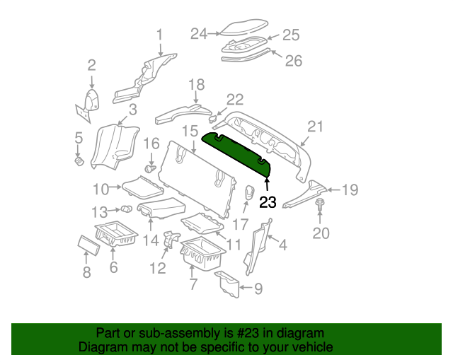 230-690-01-30-9116 - Speaker Cover 2003-2012 Mercedes-Benz | Mercedes ...