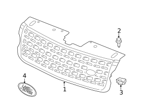 2020-2022 Land Rover Range Rover Grille LR098080 | OEM Parts Online
