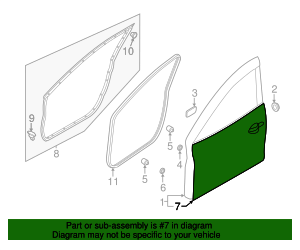 2014-2018 Mazda 3 Outer Panel B45A-58-031B | TascaParts.com