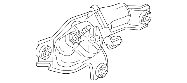 2014-2018 Mazda 3 Wiper Motor BJT6-67-450 | Florida Mazda Parts