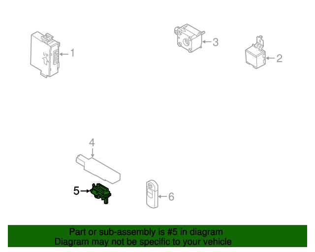 2014-2019 Mazda Antenna Clip KD45-67-6NYA | TascaParts.com