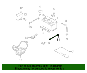 4E0-971-225-F - Battery Cable 2004-2010 Audi | AutoNationParts.com