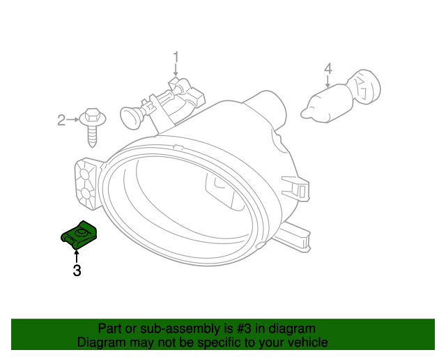 Genuine BMW 07-12-9-901-652 | Fog Lamp Assembly Nut | FREE Shipping on ...